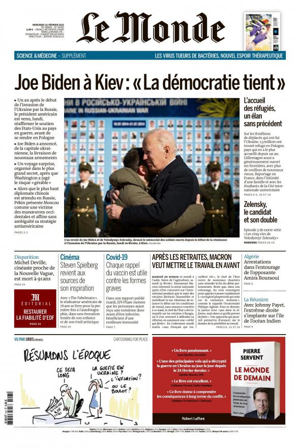 Pour aller directement sur le journal Le Monde en ligne