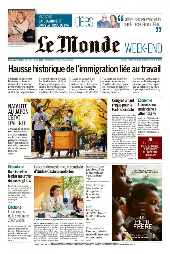 Le vendredi 27 janvier