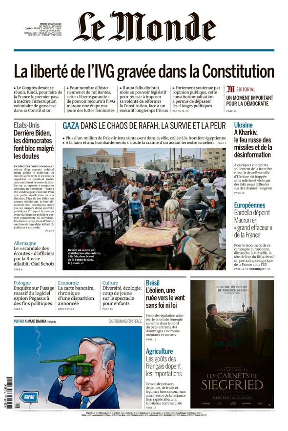 Pour aller directement sur le journal Le Monde en ligne